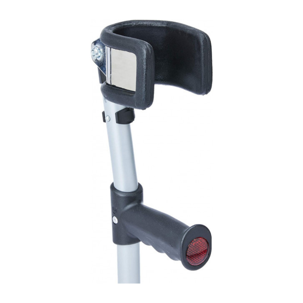 Muleta canadense ADULTO articulada em alumínio e braçadeira em aço inox ...