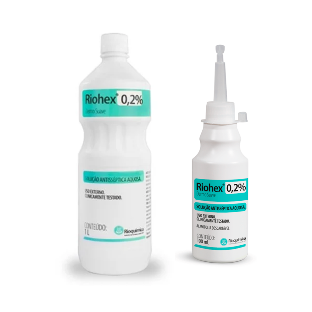 Solução aquosa 0,2% RIOHEX RIOQUIMICA - Vidabem saúde conforto e bem estar